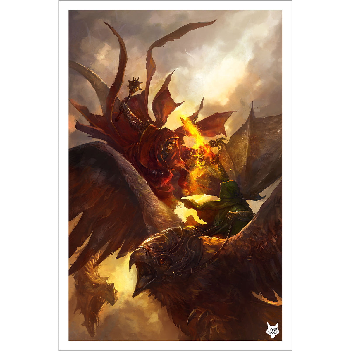 Shadow On The Sand Fine Art Print – Magnamund - Holmgard Press